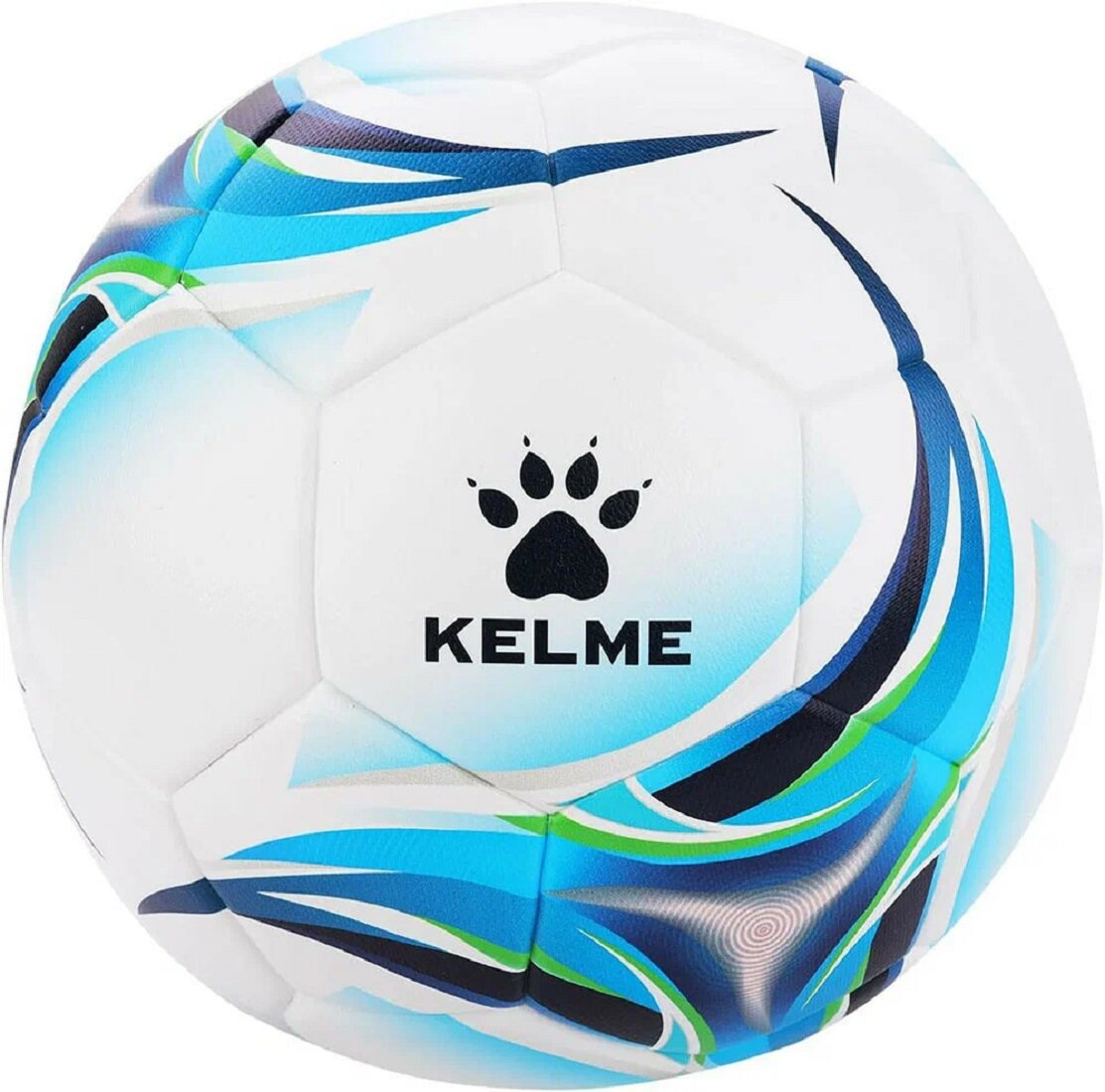 Мяч футбольный Kelme "Vortex", р.5, для тренировок, белый, полиуретановая покрышка