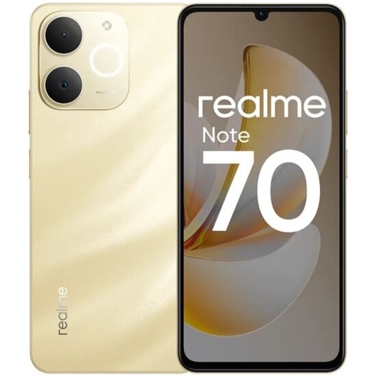 Смартфон Realme Note 70 6/128GB Золотой