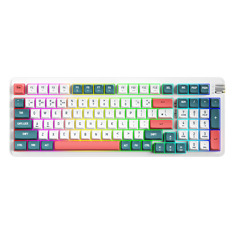 Клавиатура AIGO AG98 RGB-подсветка желтая ось, shimmering wonderland