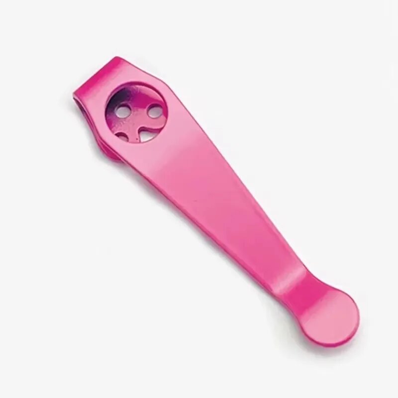 Карманный клипса для ножей Spyderco из титанового сплава Розовый, Pink