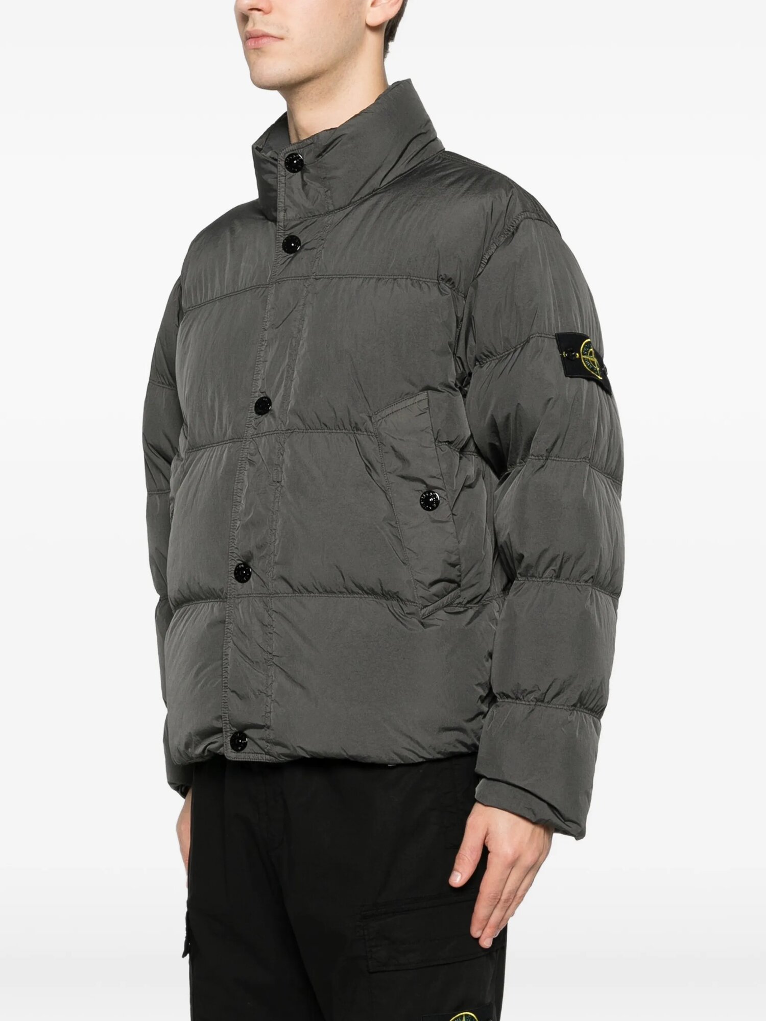 Пуховик Stone Island Stone Island, размер L, grey — фото 1