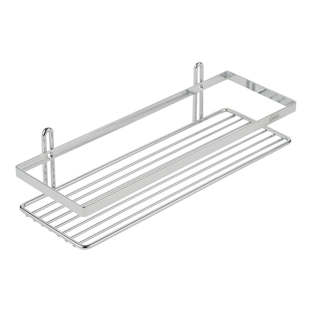 Полка для ванной Lider Drop 330х110х80 мм металл хром (4260)