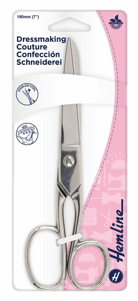 Ножницы портновские цельнометаллические, 18 см Hemline 358