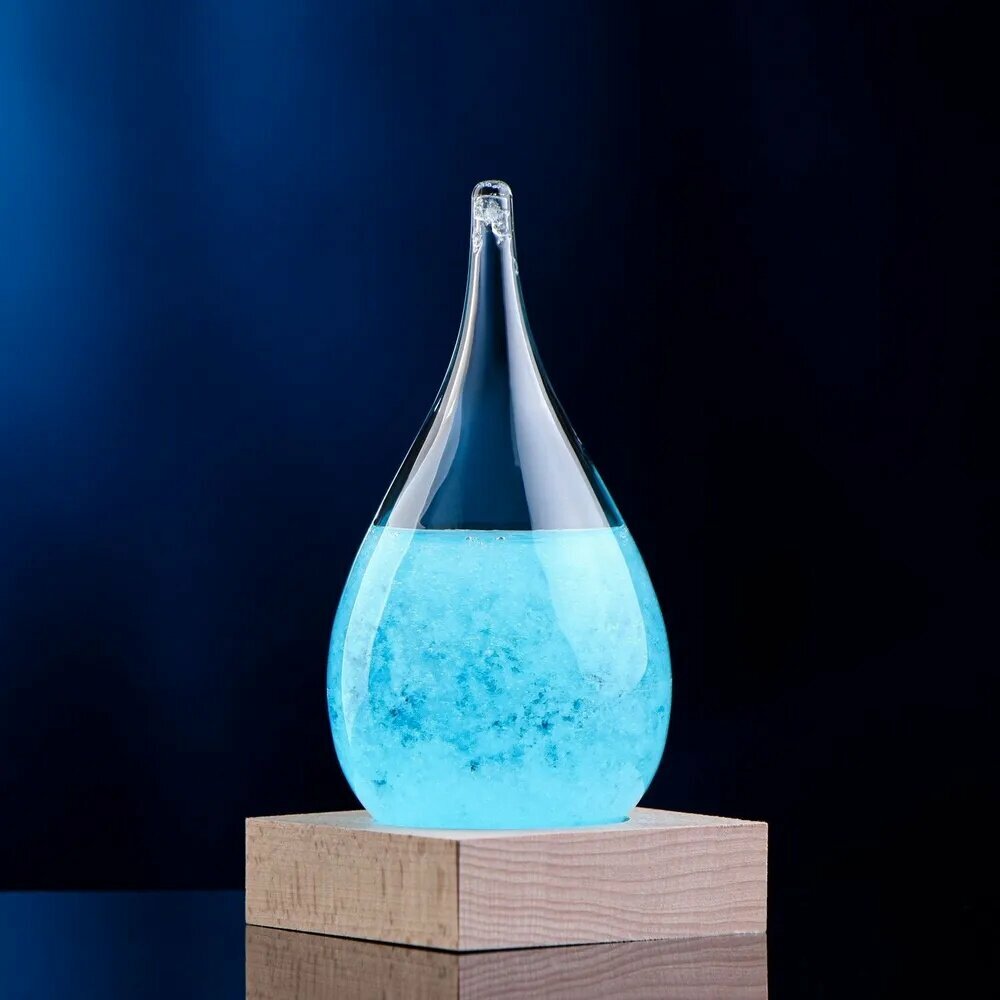 Барометр - штормгласс "Капля" 12х6см