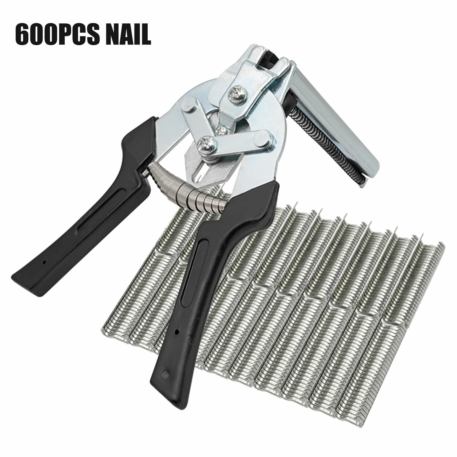 Устройство для крепления ограждений с M-гвоздями, сталь и пластик