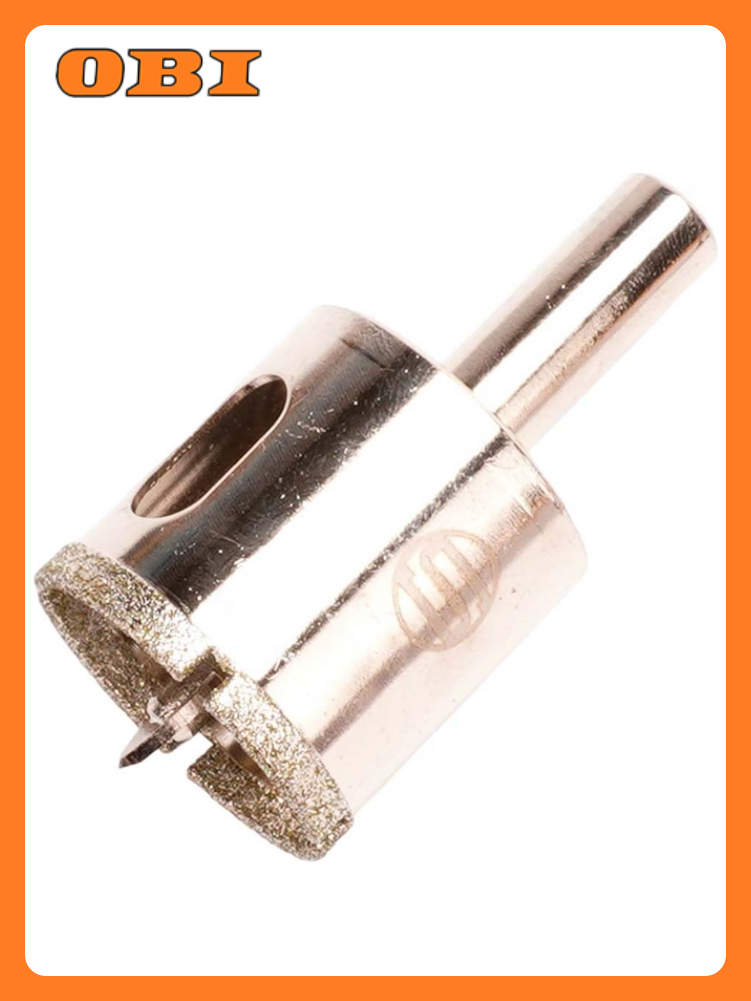 Алмазная коронка с центрирующим сверлом по стеклу и кафелю Strong 55 мм