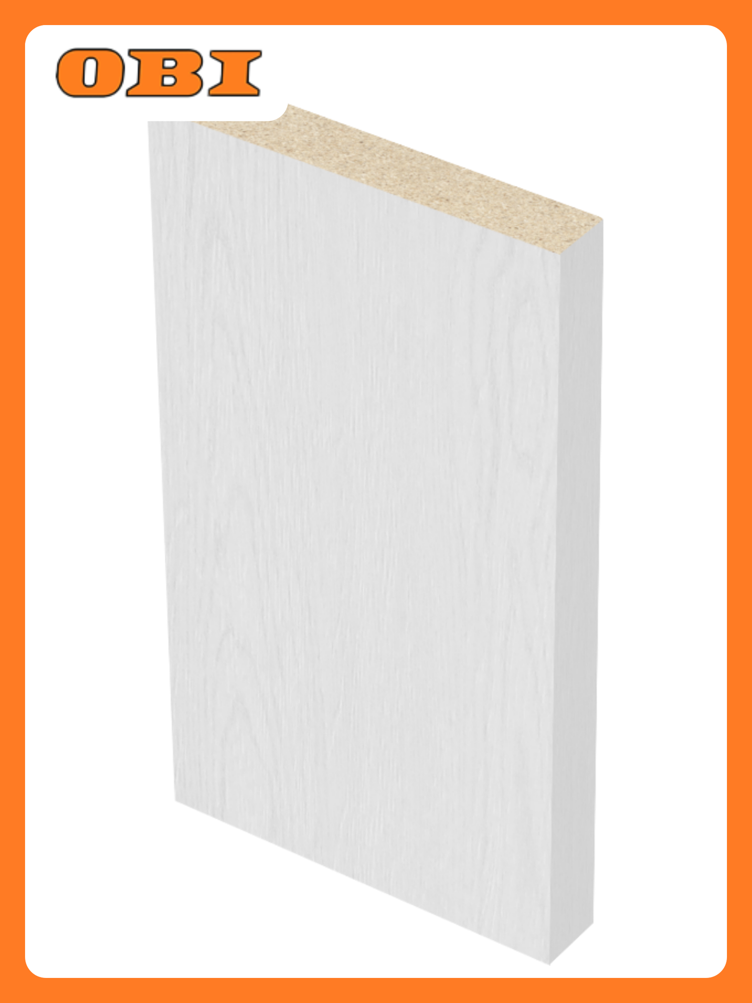 Наличник Verda ДПГ, финиш-пленка, анкор серебристый, МДФ, 2070x70x8 мм