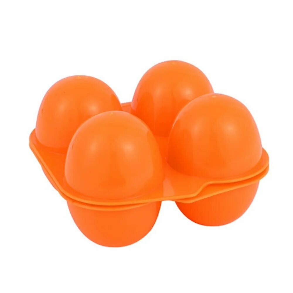 Квадратные коробки для яиц на 4 шт, многоразовый пластиковый контейнер для яиц, анти-падение, домашний ящик для хранения для кемпинга на открытом воздухе