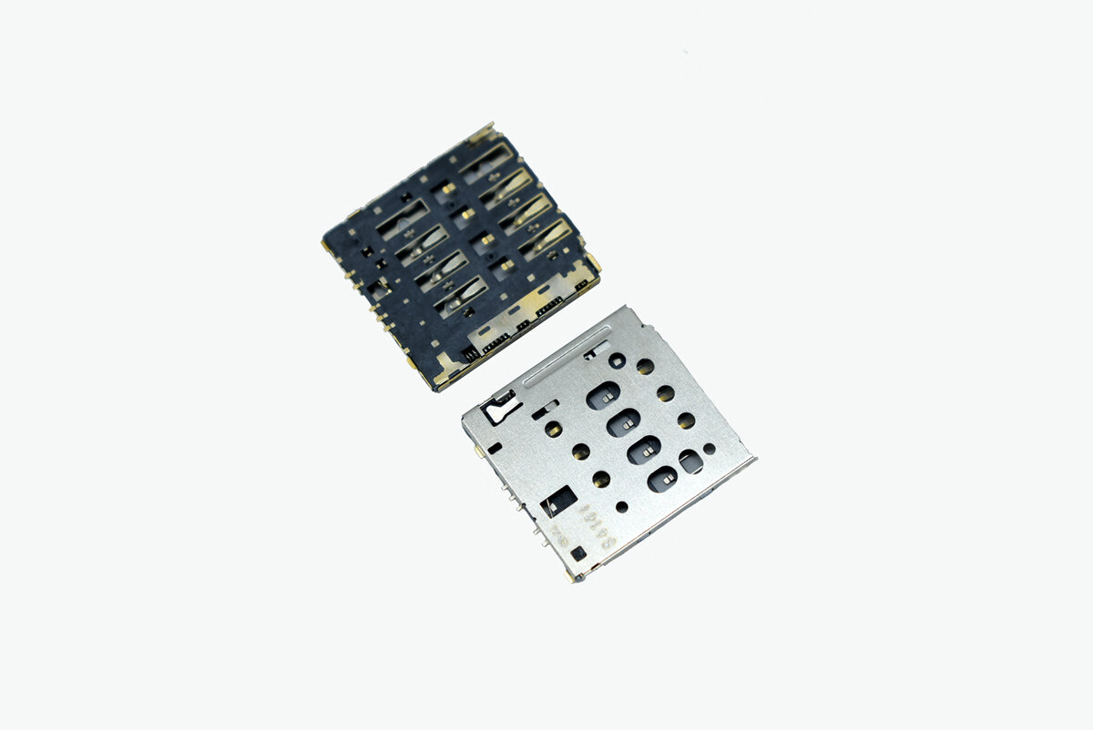 Коннектор SIM-карты (сим), mmc коннектор для Nokia TA-1030/3310 (S186)