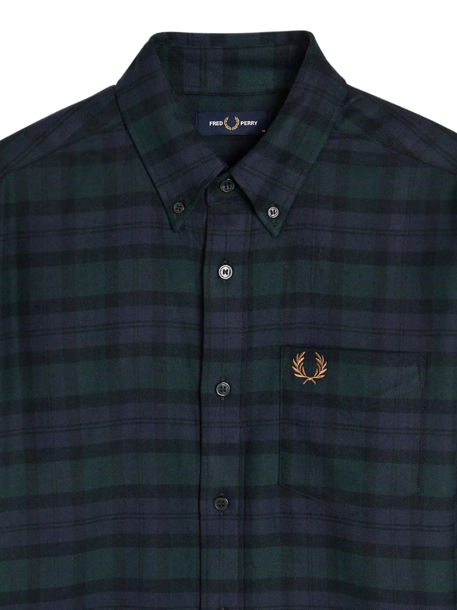 Рубашка FRED PERRY, размер M, синий — фото 1