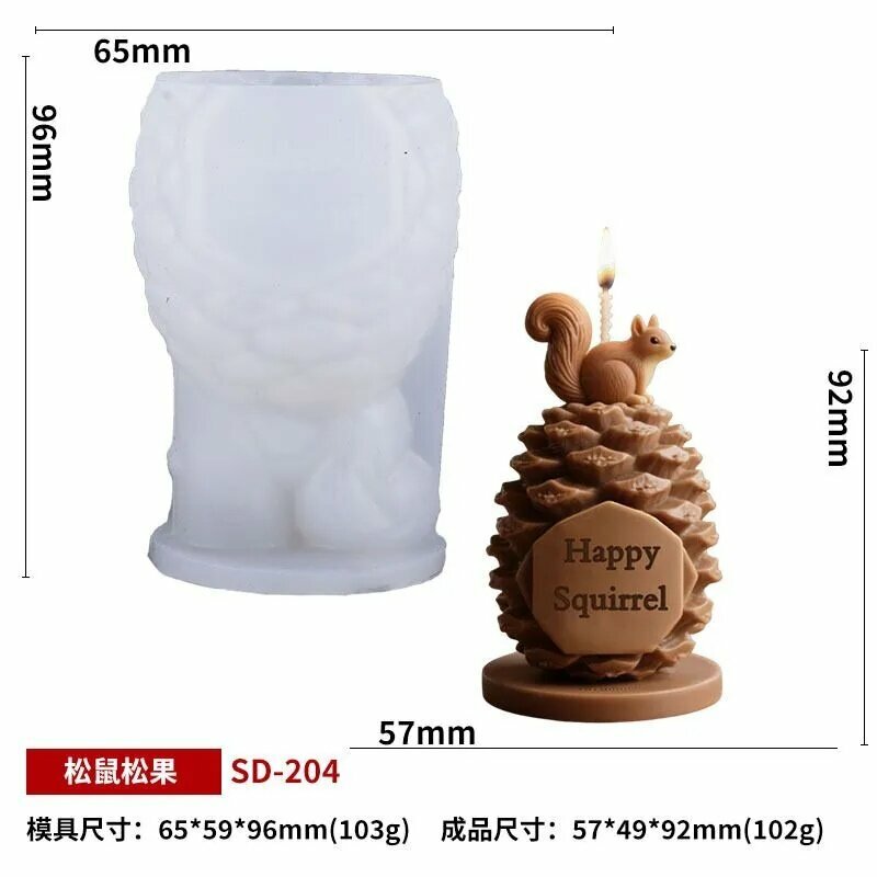 Mолд для гипса/свеча/мыла/саше/заливки эпоксидной смолой, Многоразовый, Рождество новогодний