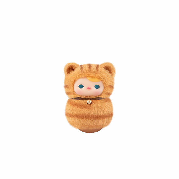 Фигурка-сюрприз унисекс POP MART PUCKY Кошачьи ушки, Confirmed-Big Orange (Open)