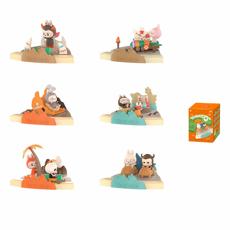 Набор миниатюрных фигурок унисекс POP MART Labubu THE MONSTERS Together Gaming Collection, Single Mystery Box (Random Pick)