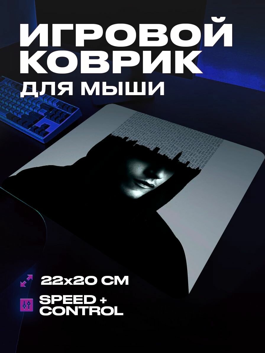 Коврик для мыши игровой Мистер Робот 22x20 см ProSleeves