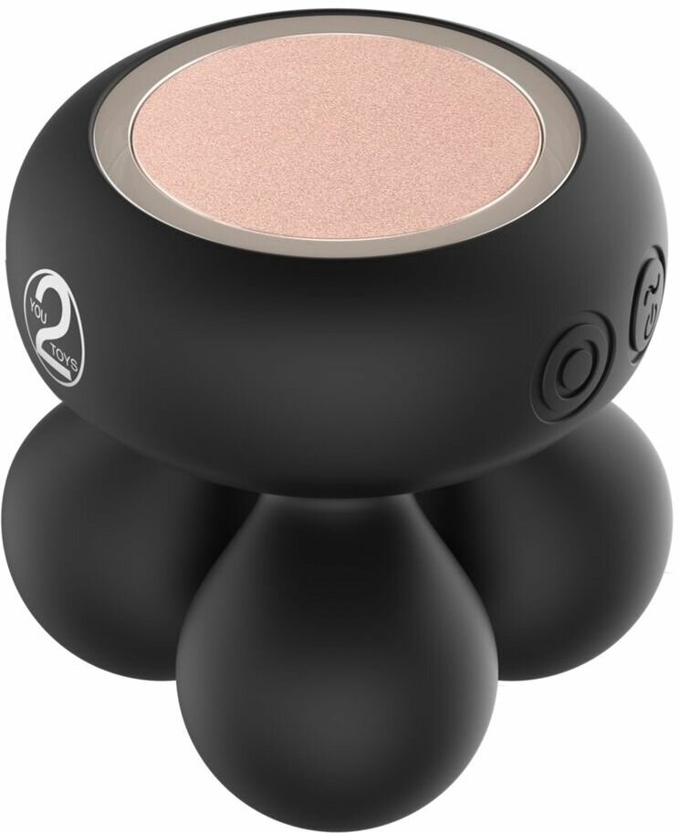 Черный мини-массажер с подогревом Cupa Warming (Orion 05534090000)