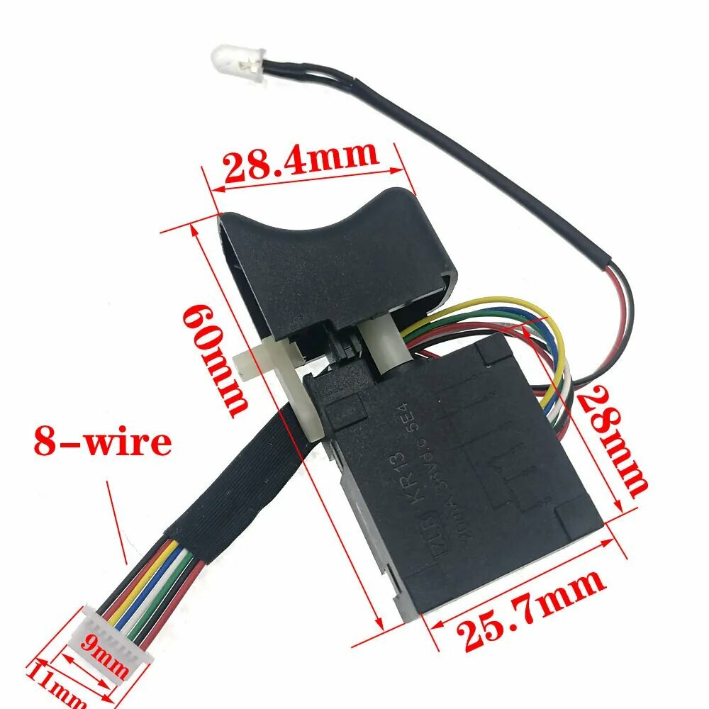 Электрический гаечный ключ HBXINTAO 42В 36V 20MA