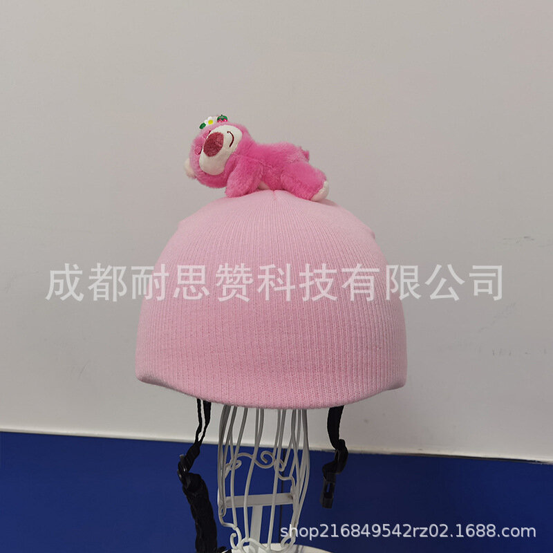 Чехол для лыжного шлема, милый мультяшный, теплый, индивидуальный, чехол для сноуборда, чехол для велосипедного шлема, чехол для параплана