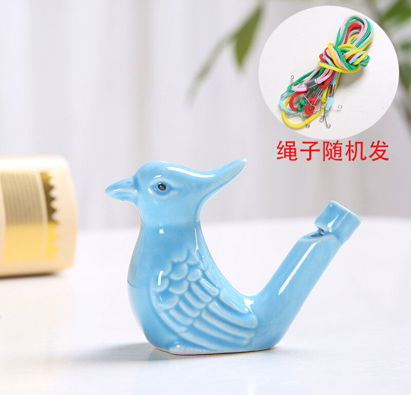 Детский свисток для птиц с водой, свисток с звуком птицы, подарок для детского сада, керамическая игрушка для птиц, водяной свисток для животных
