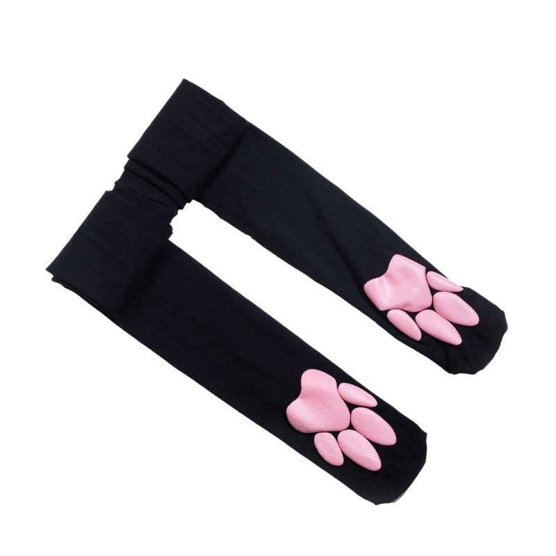 Женские нейлоновые колготки с лапками котят, кошачьи когти
