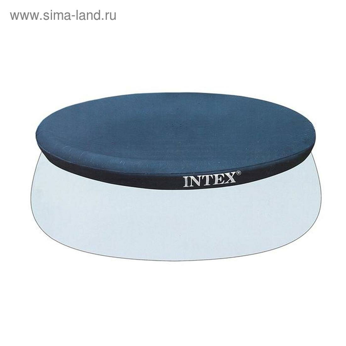 Тент на бассейн INTEX Easy Set диаметр 244 см, ПВХ, синий, 28020