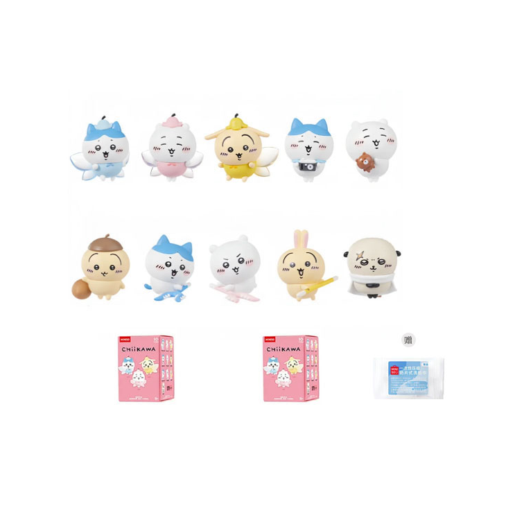 MINISO x Chiikawa Happiness Buddy Mystery Box Mystery Boxes Single Mystery Box/Full Box 10 Pcs