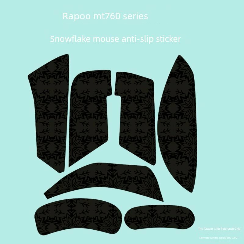 Черная снежинка для мыши, наклейка Rapoo MT760 - антипрокольная и впитывающая пот