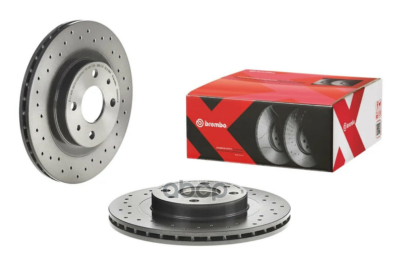 Диск тормозной LADA GRANTA Хэтчбэк (2192_) 1.6 (21927) 2018- шт. Brembo арт. 09.8903.1X