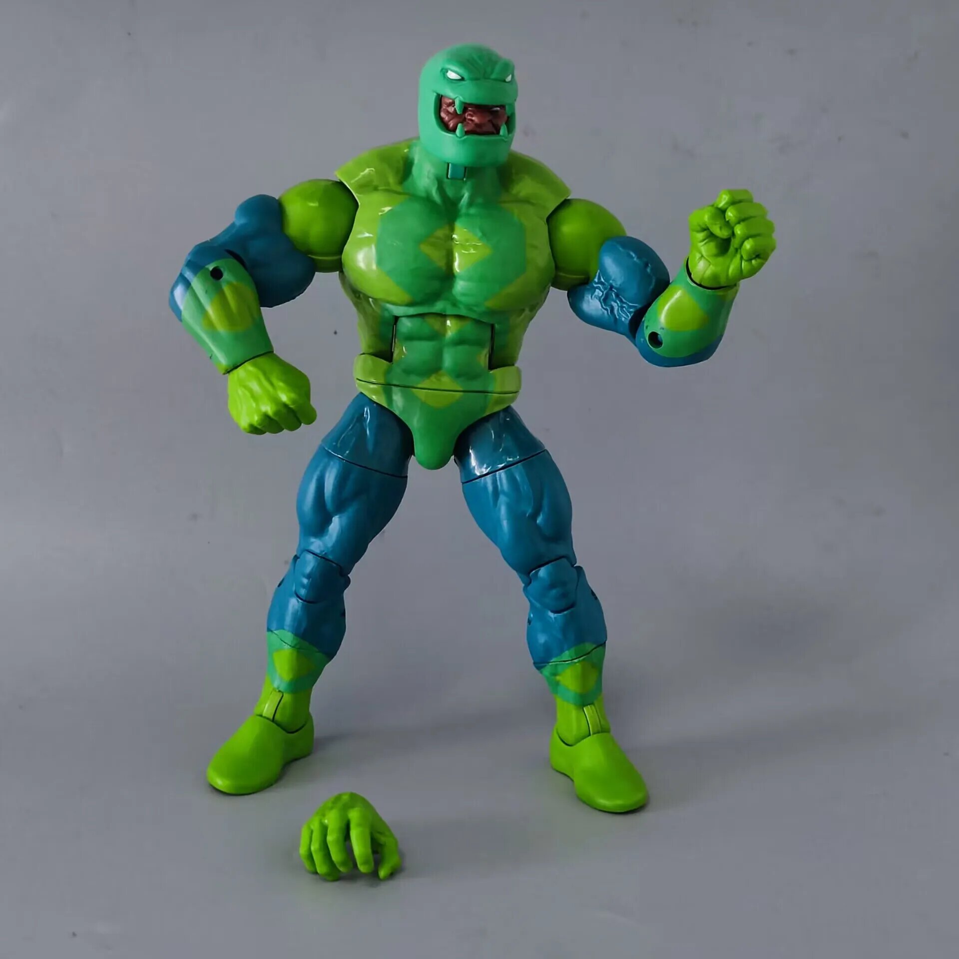 Marvel Legends Lizard 6" Экшн-фигурка, Зеленый, BAF 1 Extra Hand