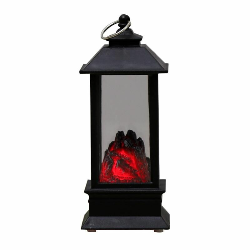 Имитация огня светильник, Черный