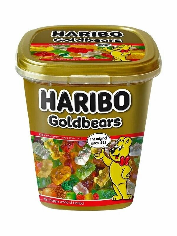 Мармелад HARIBO GOLDBEARS Золотые Мишки /банка/ 150г