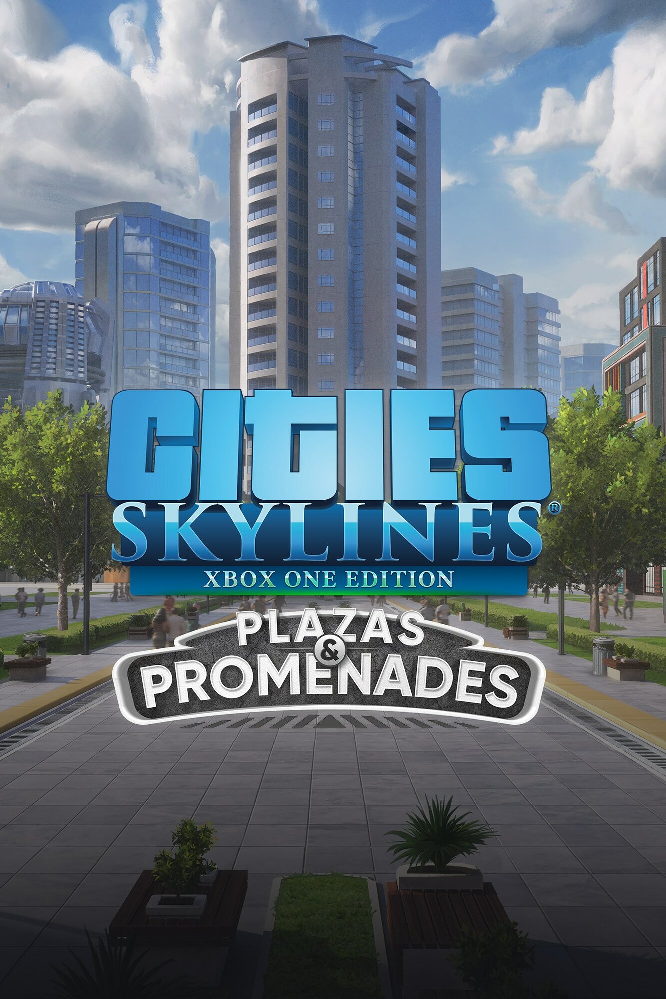 Cities: Skylines - Plazas & Promenades — дополнение (DLC) — дополнение (DLC) для Xbox / Microsoft Store · PC · цифровой ключ · нужна базовая игра