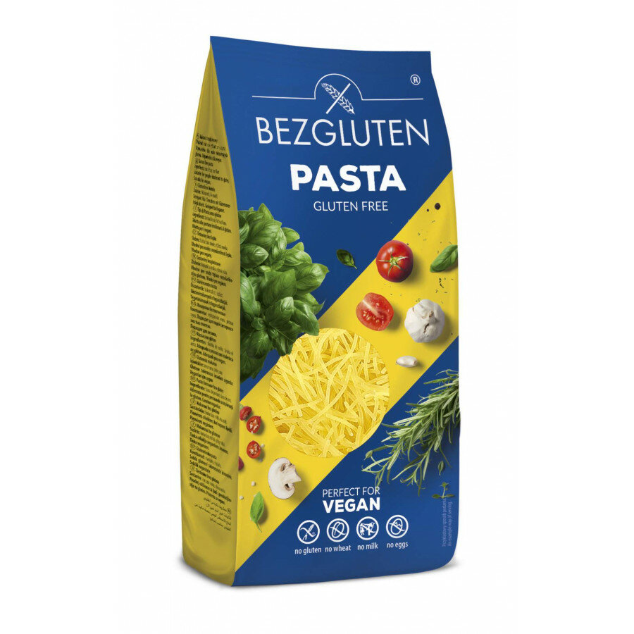 Безглютеновая вермишель Bezgluten филини (толстая нить) 3шт x 250г