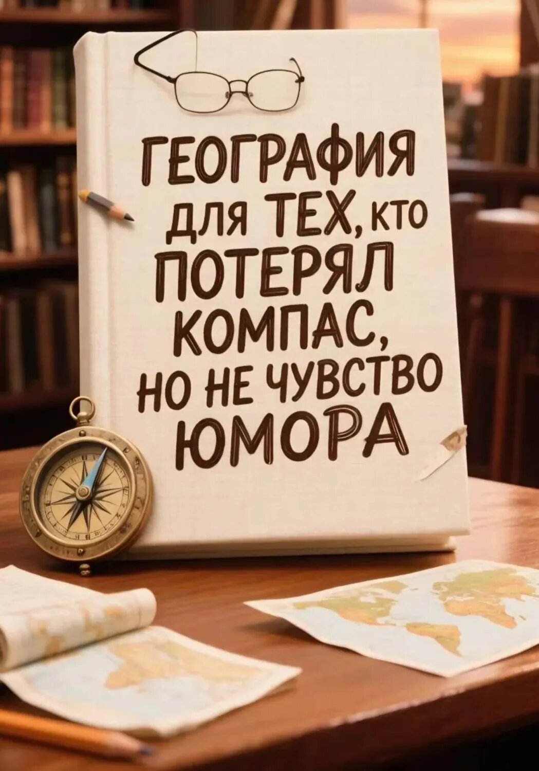 География для тех, кто потерял компас, но не чувство юмора [Цифровая книга]