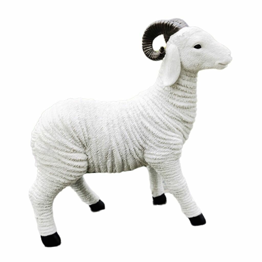 Внутреннее убранство рабочего стола, Фигурка козла из смолы для дома - большой козел