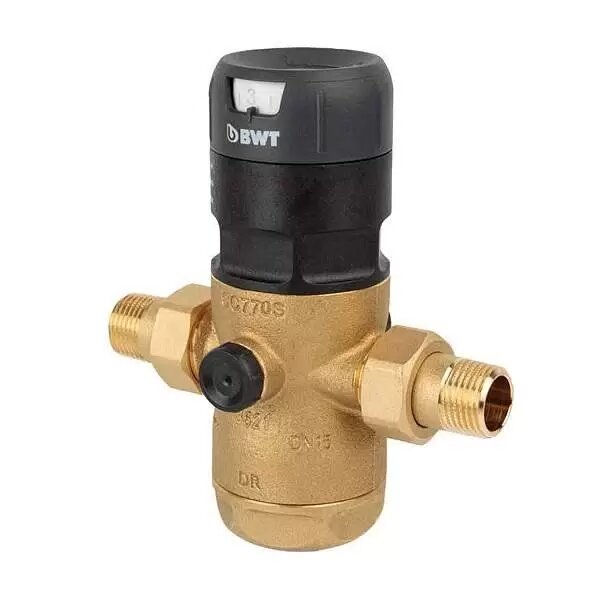 Редуктор давления D1 Eco 3/4" для горячей воды, латунь 125300275