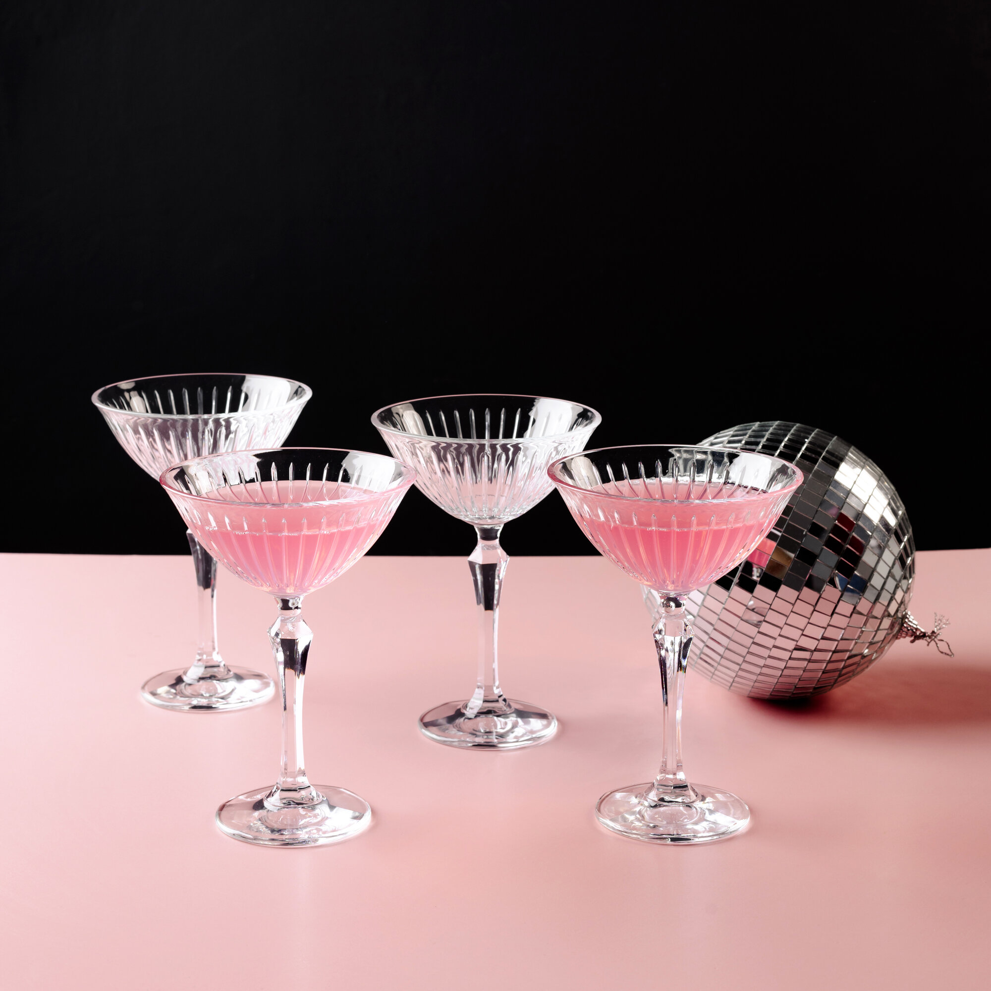 Набор бокалов для мартини объем 220 мл, высота 16,2 см, 4 шт Pasabahce Joy