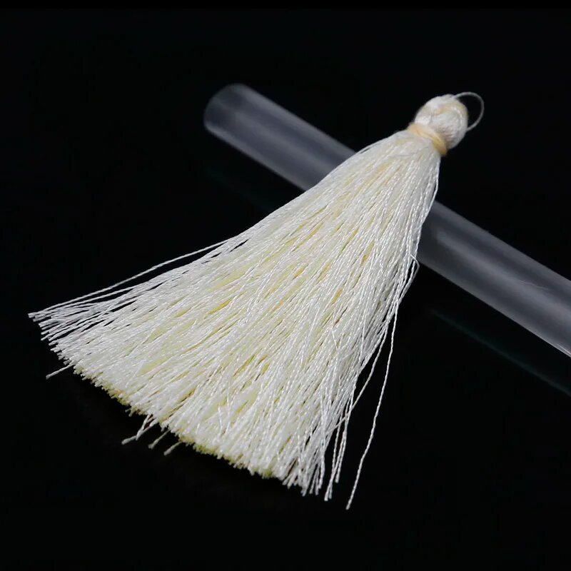 Вискозные подвески-кисточки Celadon, 10 шт. Ivory
