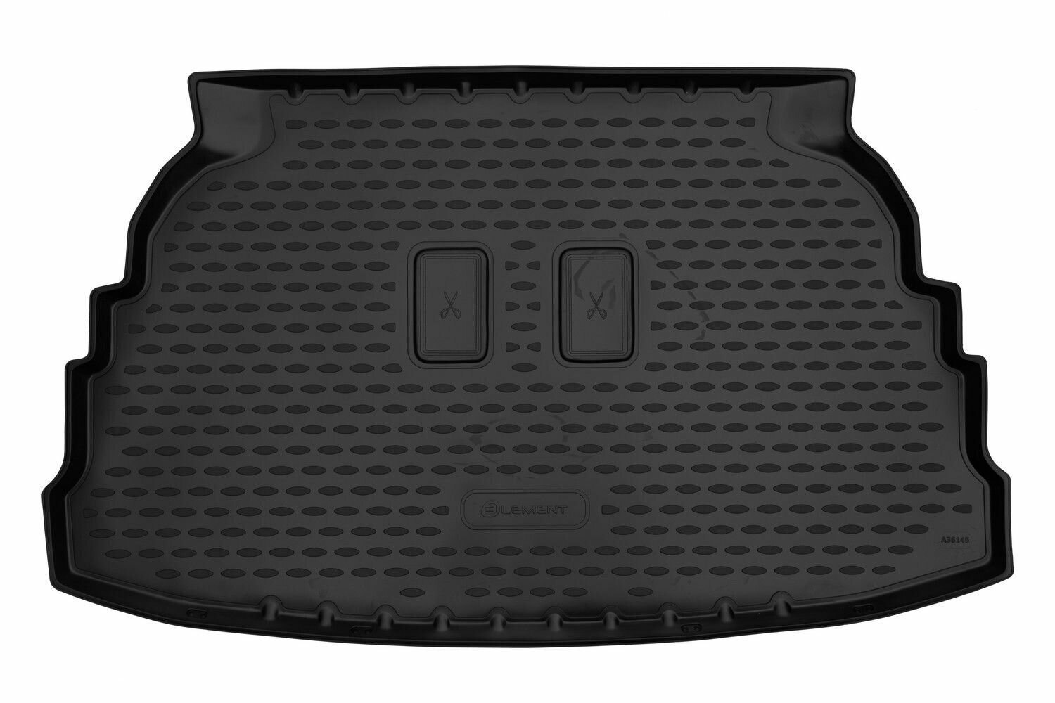 Коврик в багажник для TOYOTA Sienta (II) 2015- Компактвэн, пр. руль, задн. ряд сложен, 1шт. (полиуретан) Element. ELEMENTA36145G1