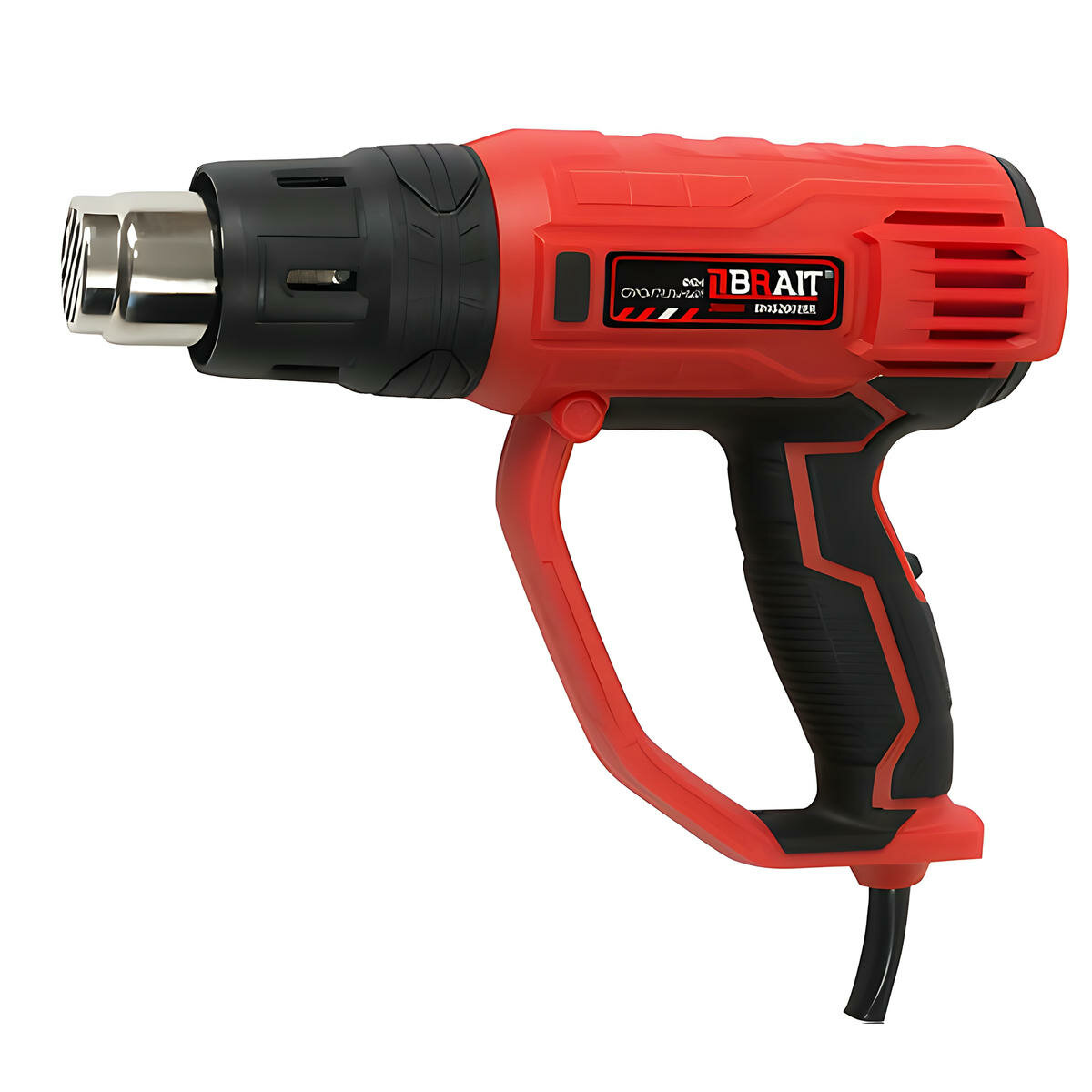 Фен строительный BRAIT BHG2000ER (2000Вт, 5 насадок, 3 скорости, регулировка)