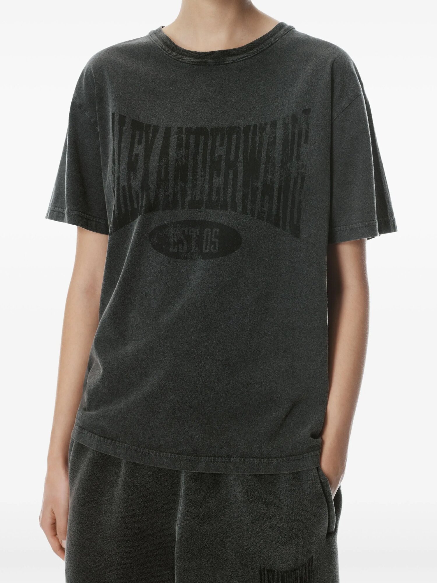 Футболка Alexander Wang, размер S, черный — фото 1
