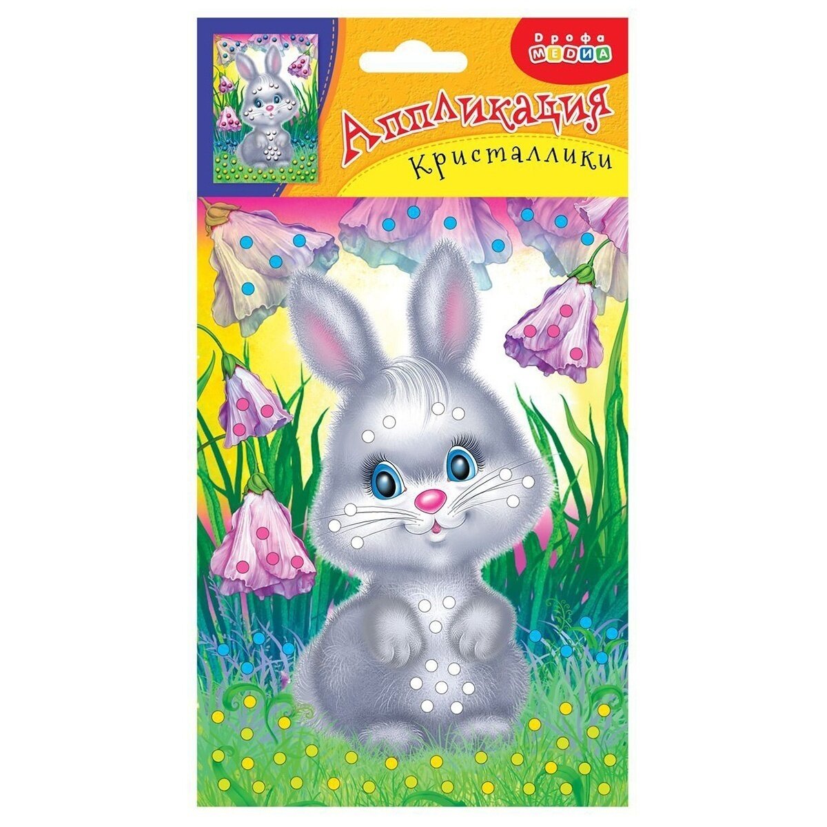 Аппликация Дрофа Кристаллики, Зайка (3789)