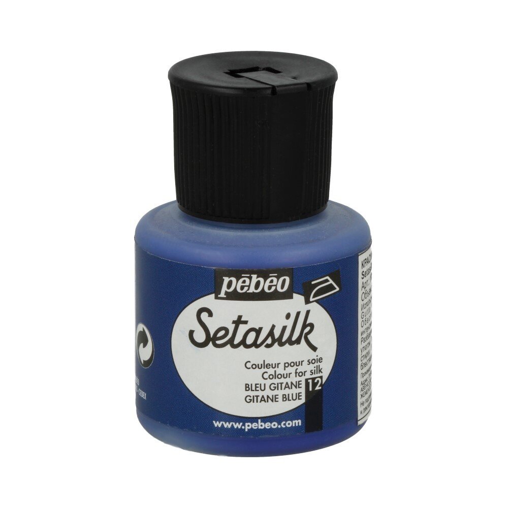Краска по шелку Pebeo Setasilk, 45 мл, цыганский синий
