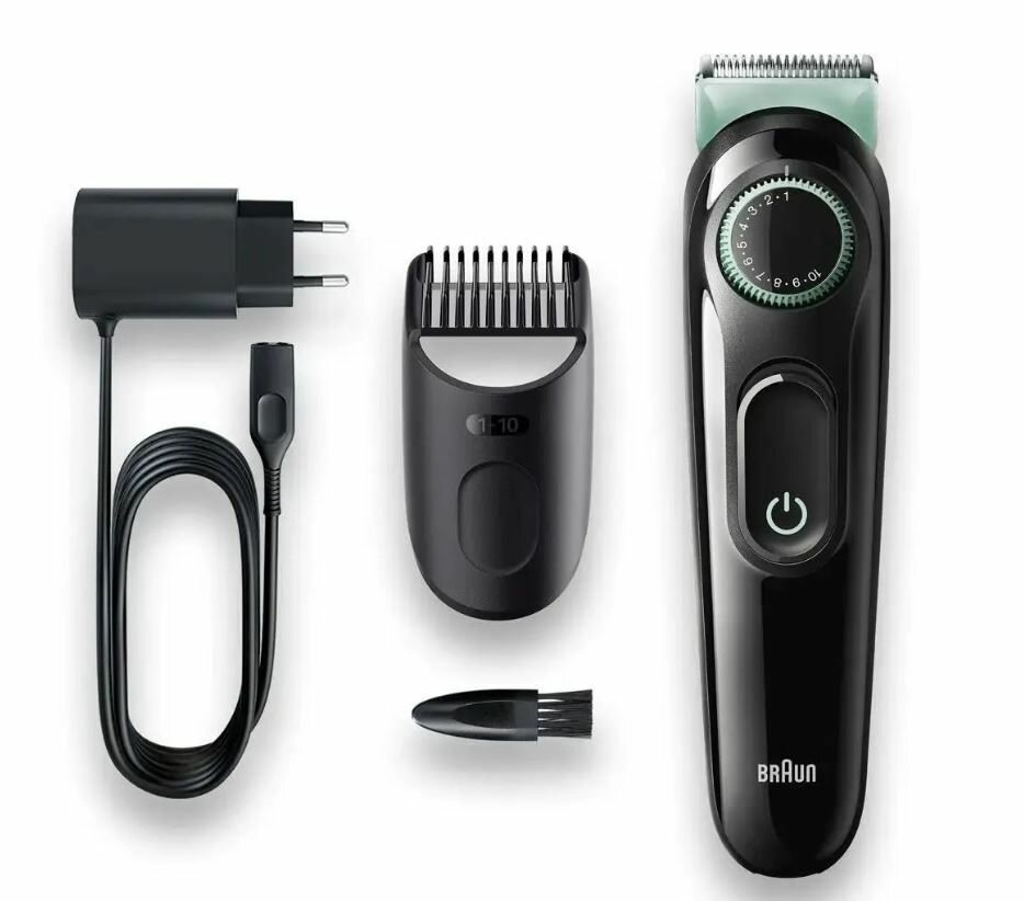 Триммер для бороды и усов Braun BT 3321, черный