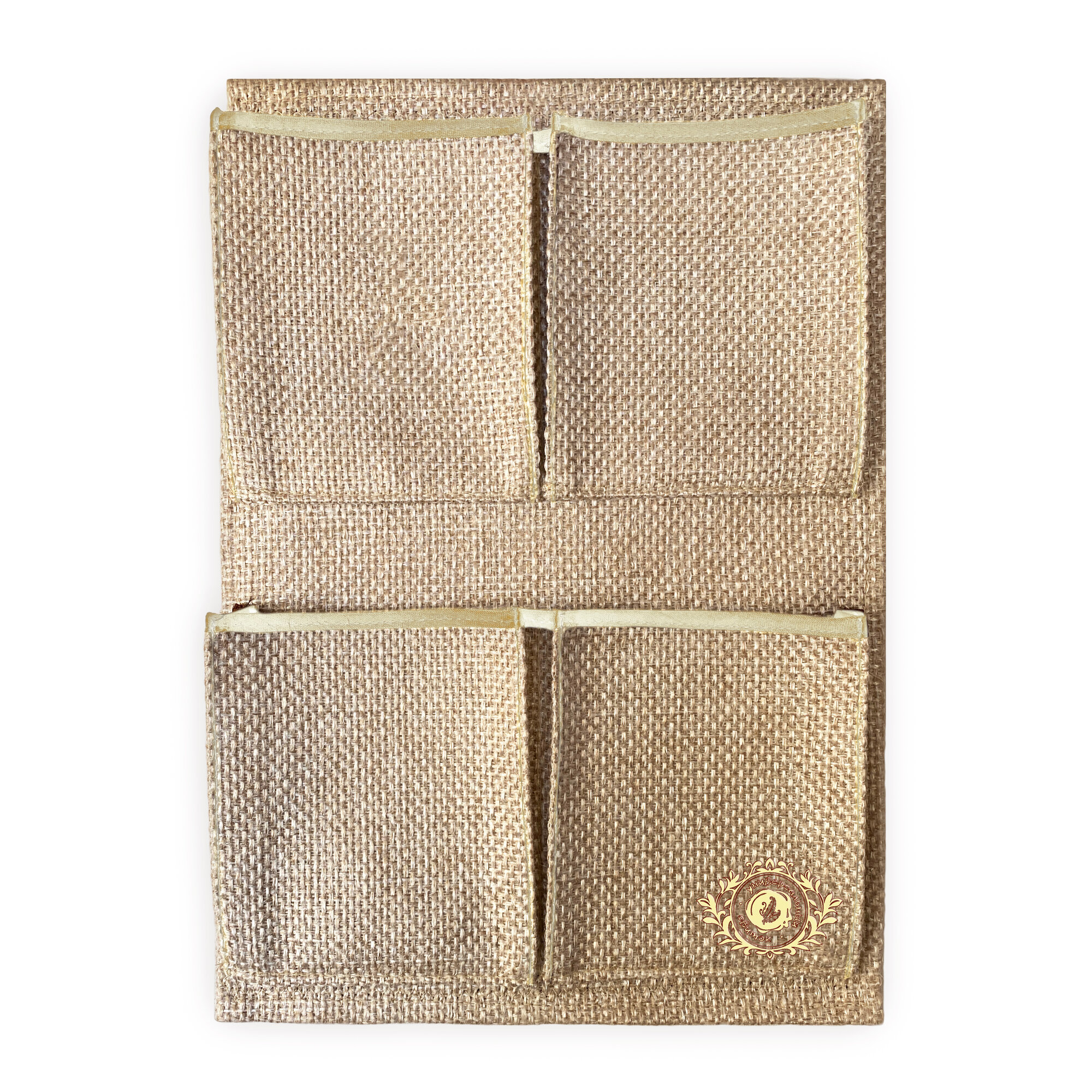 Магнитный органайзер на холодильник Универсальный Свиток, бежевый, 33x23.5 см