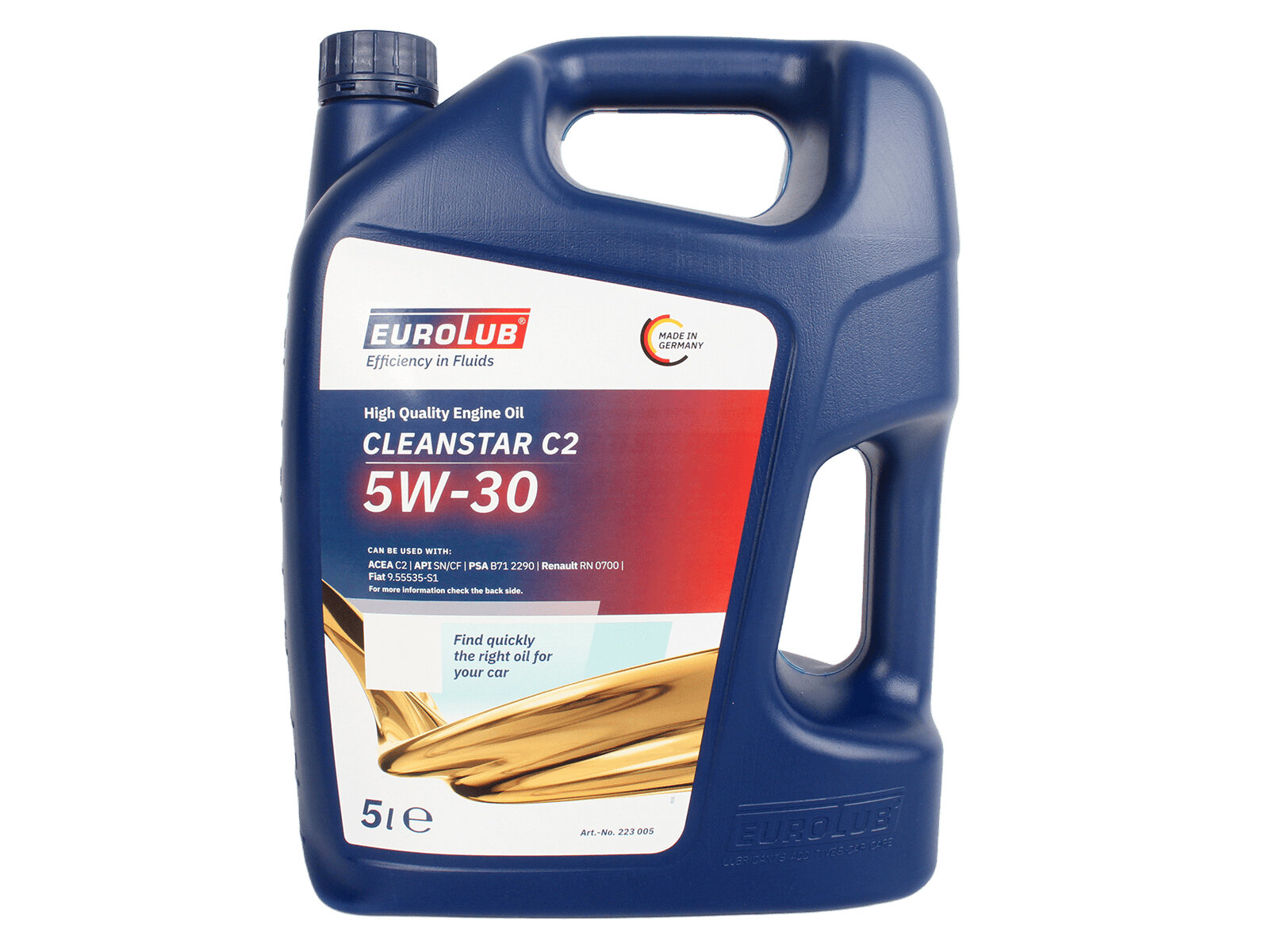 Масло моторное EUROLUB CLEANSTAR C2 5W30 5л