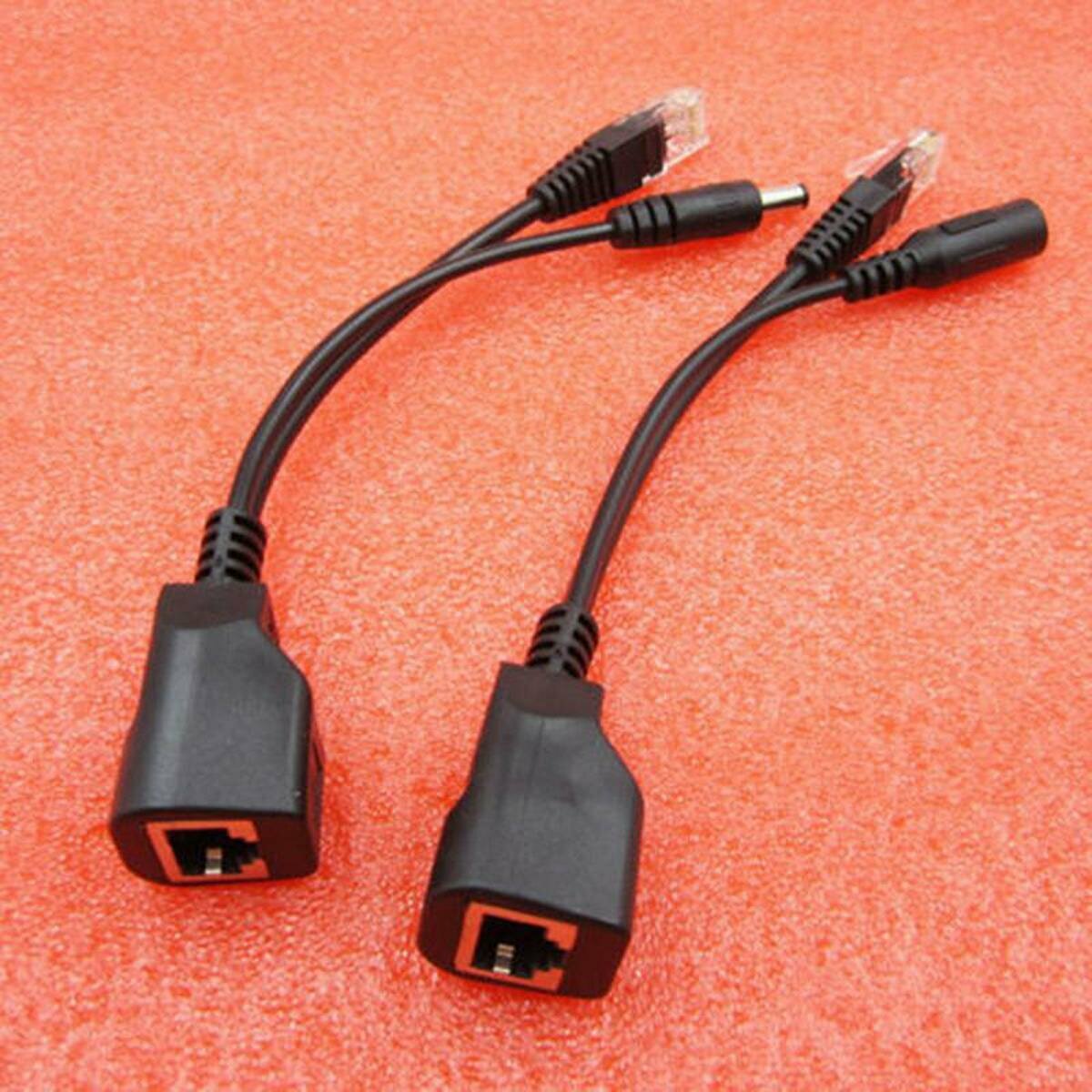 Адаптерный кабель Разъемы Пассивный кабель питания Ethernet 1 пара Инжекторный кабель RJ45 коммутатор PoE T5D2