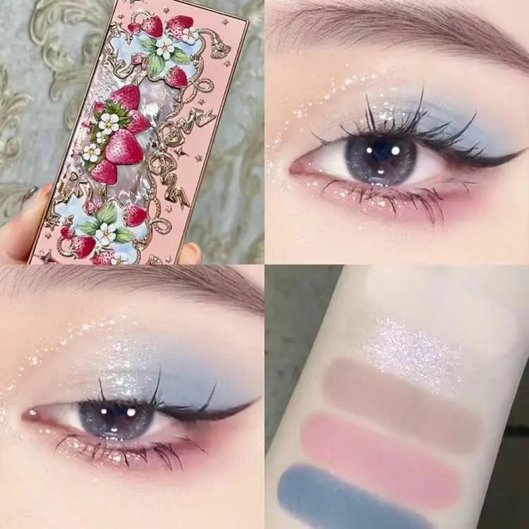 Тени для век Flower Knows Strawberry Rococo Matte Pearl