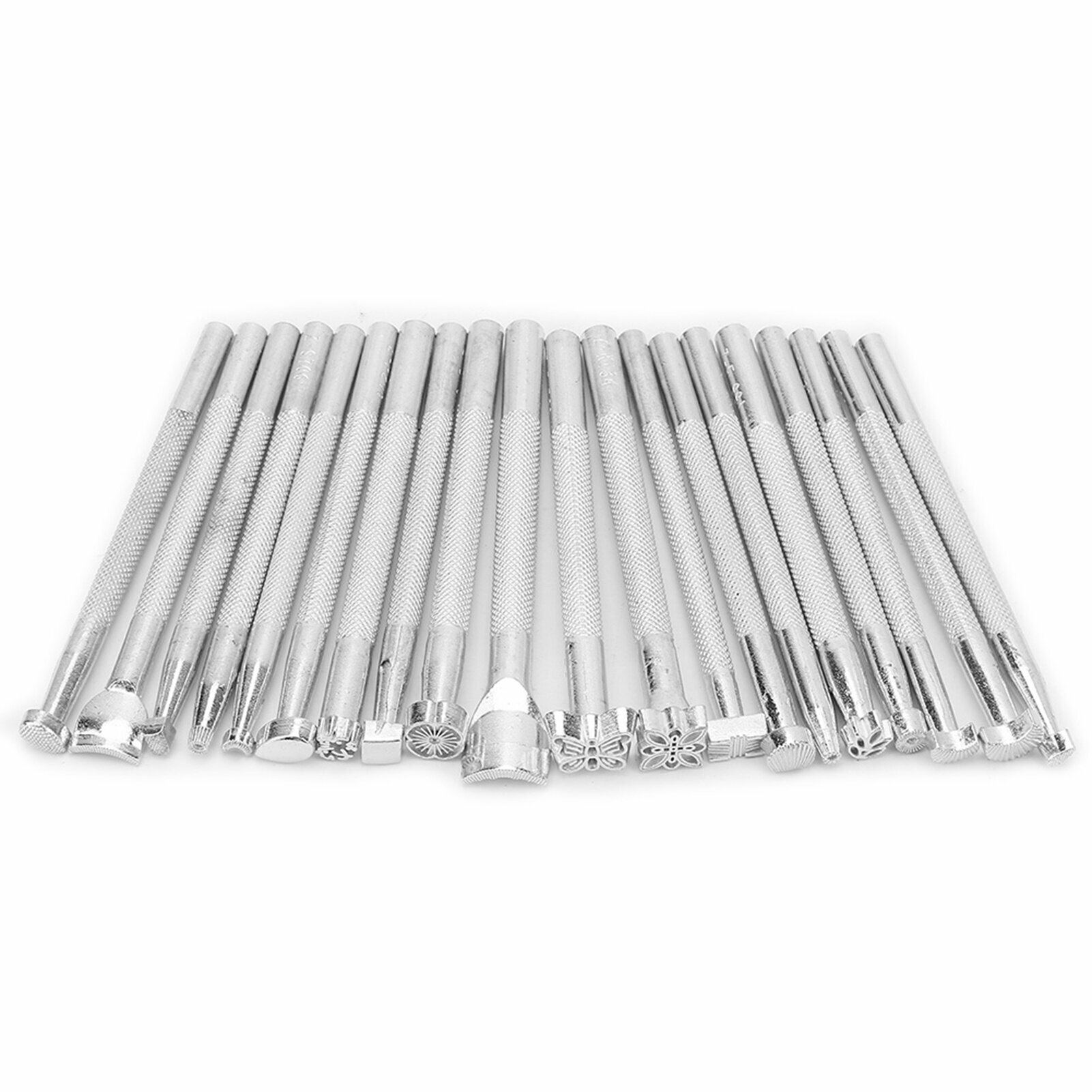 Набор инструментов для штамповки кожи разных форм из 20 предметов для художественного изготовления кожи, ремесленных работ, инструментов для кожевенного дела, тиснения кожи своими руками