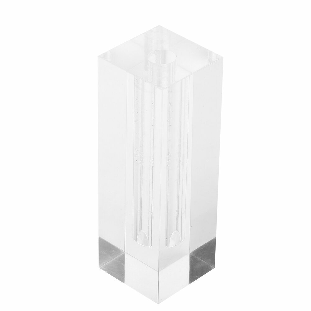 Прозрачная прямоугольная акриловая подставка в виде розы для украшения дома или комнаты.