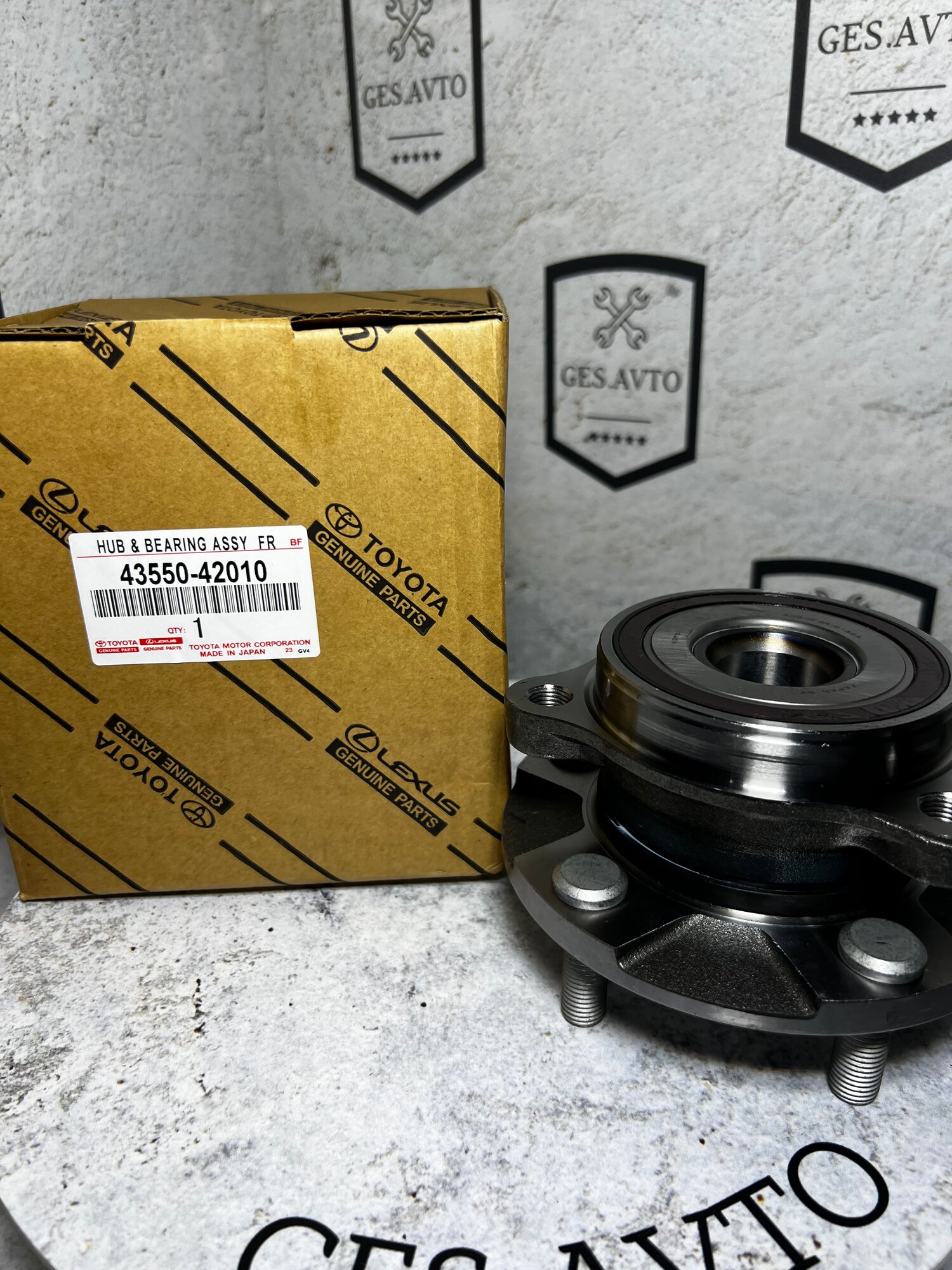 Ступица передняяToyota 4355042010 для Corolla /Auris 2006-2013, RAV 4 30/40 кузов 2005-2019